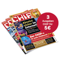 3x Ausgaben CHIP Plus für 5